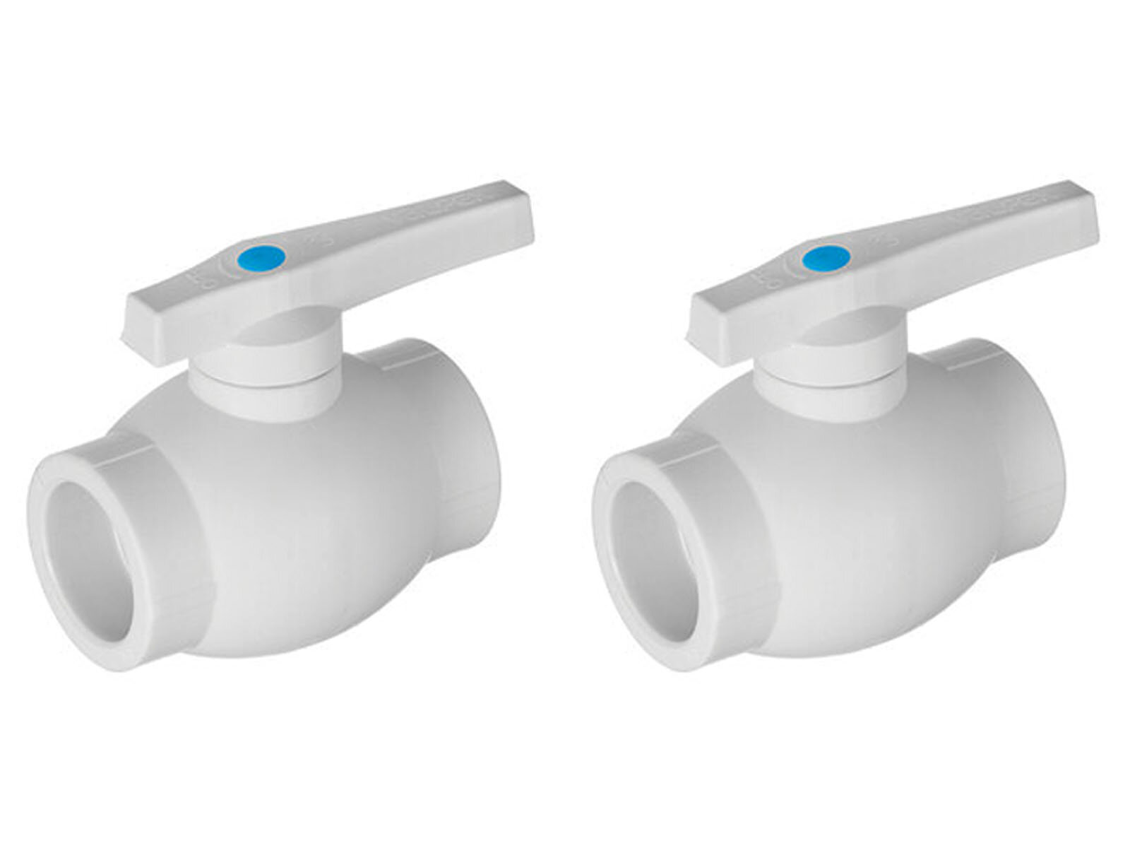 Кран шаровой полипропиленовый 50 мм (2 шт.)
