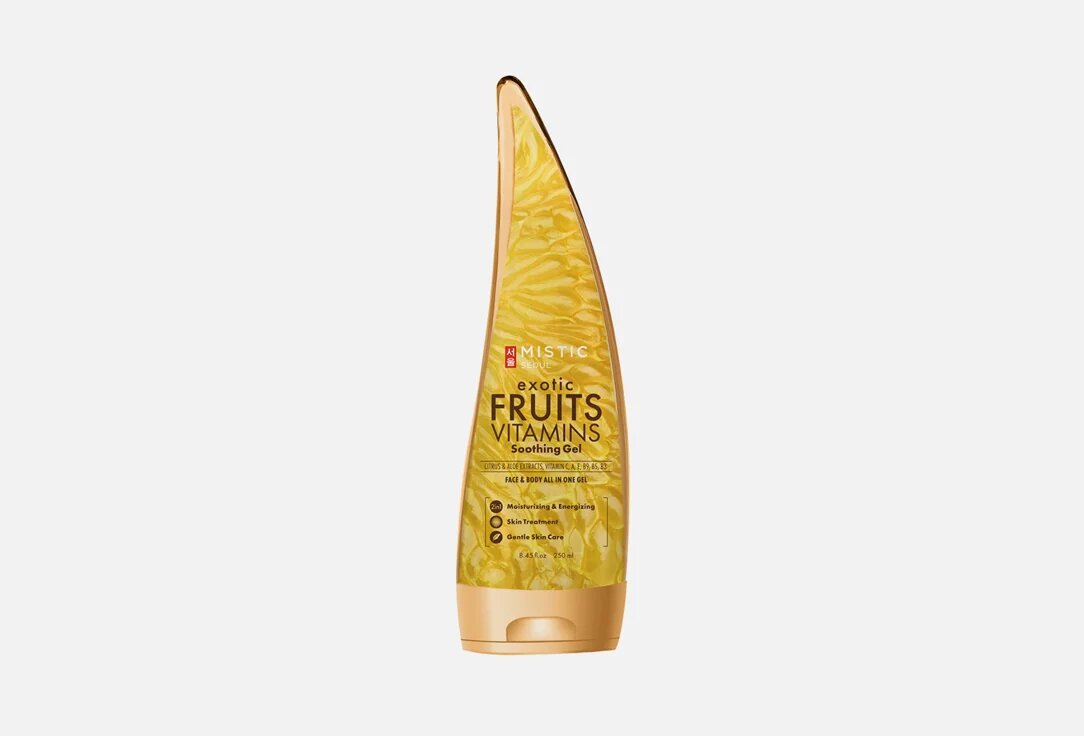 Успокаивающий гель Mistic "Exotic Fruits", с витаминами, 250мл