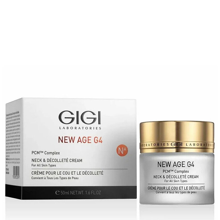 Крем GiGi New Age New Age G4 Neck Cream, Крем укрепляющий для шеи и декольте, 50 мл