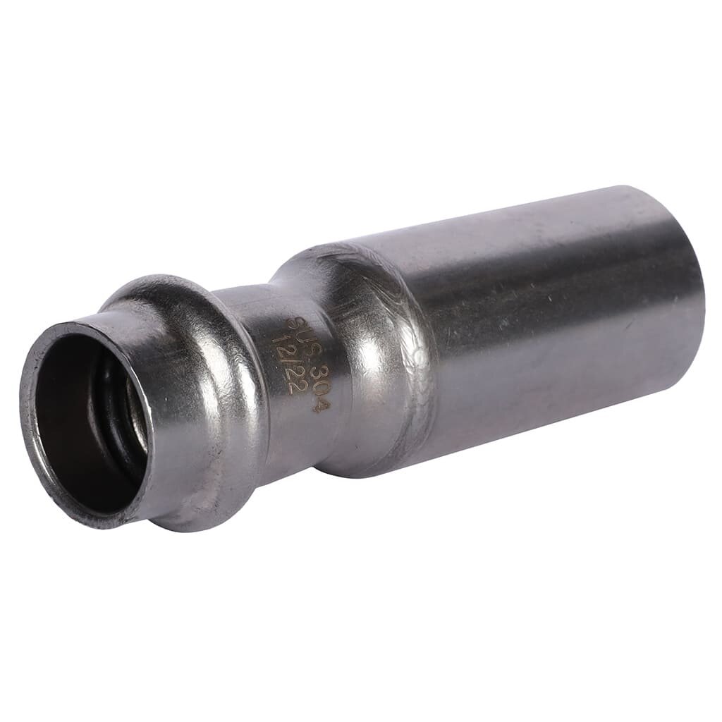 Муфта переходная под пресс 22 x 15 мм, ВПр-НПр, из нержавеющей стали ROMMER