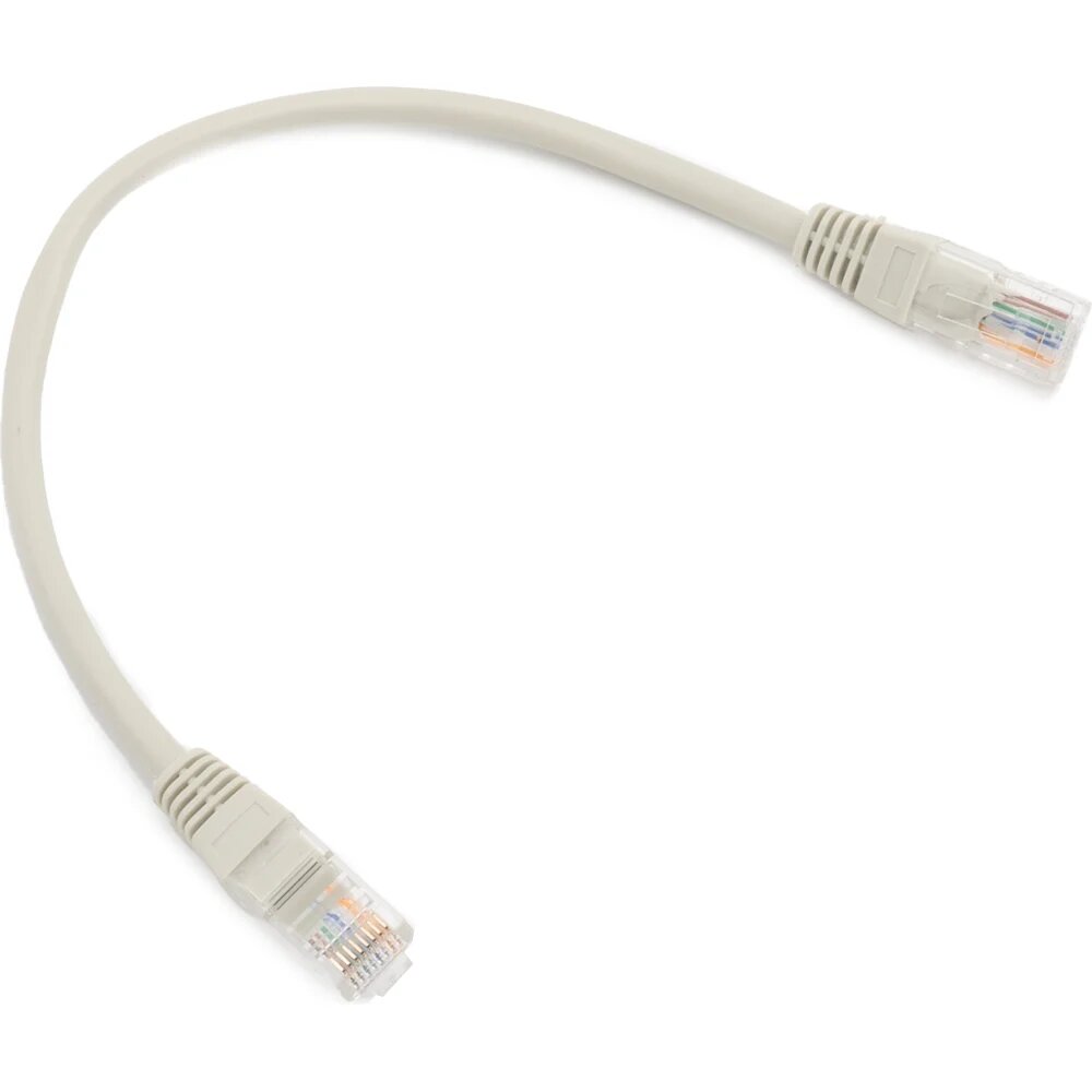 Кабель патч-корд A1 0.25 м, U/UTP, 5e, медь, серый A1-LCU5E-C-0.25M