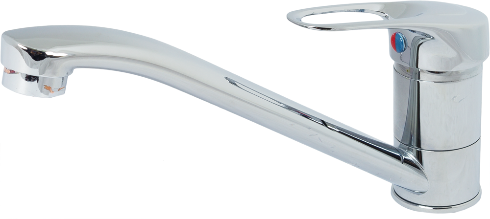 Смеситель для кухни Аква общая высота 12 см цвет хром