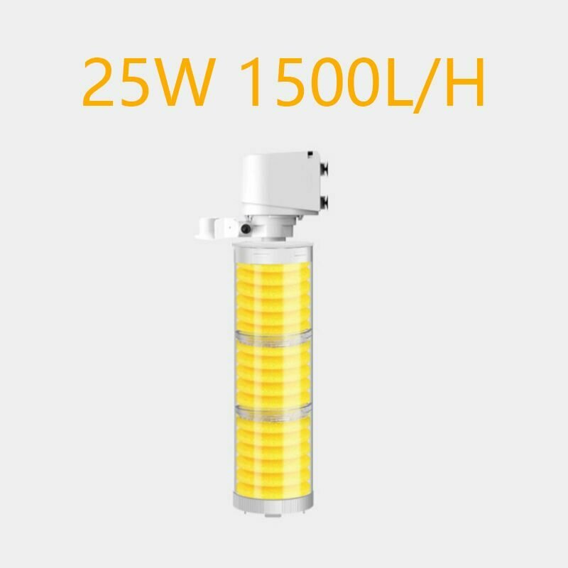 Встроенный фильтр SOBO, универсальный отвод воды, 25 Вт 1500Л/ч, включая губку, высота 32 см, подходит для аквариума 50-70 см