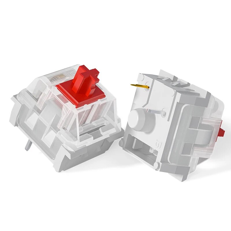Kailh Red Linear переключатели для клавиатуры, 5 шт