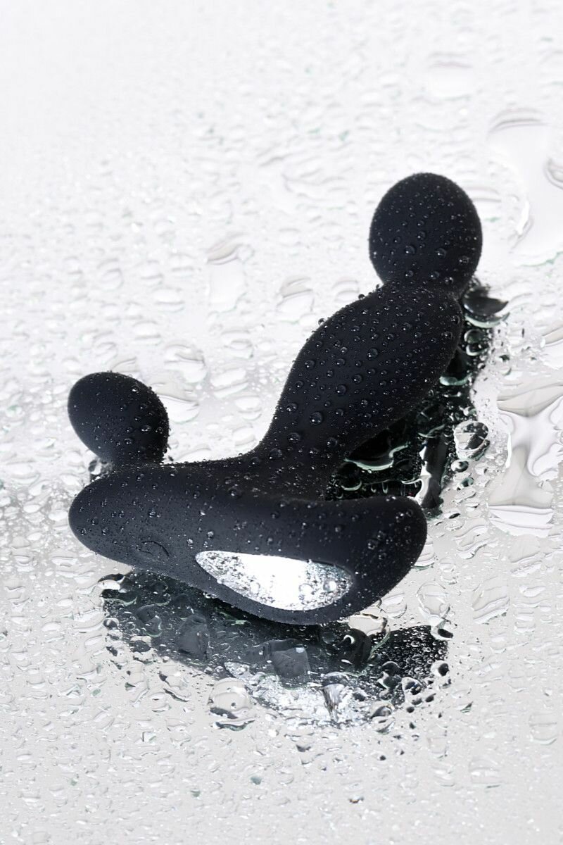 Анальный вибростимулятор Toy Joy , 10 режимов, силикон, черный, 12 см