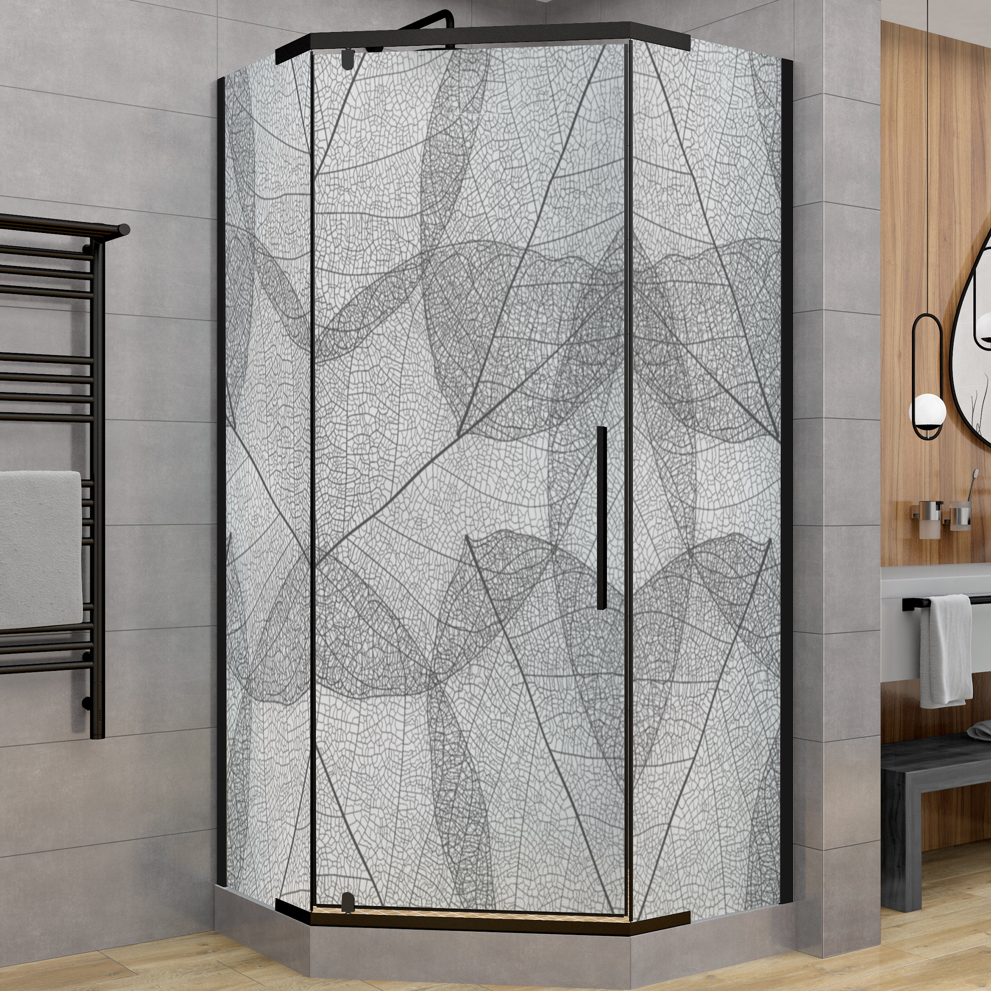 Душевой уголок DETO PB 100 MT