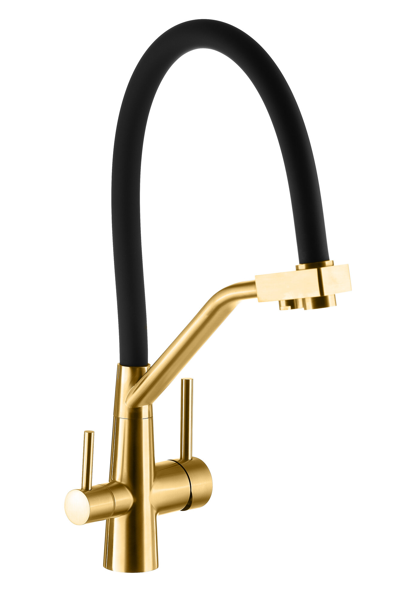 Смеситель с отдельным краном питьевой воды Гейзер Ниагара, кран для чистой воды, 25763