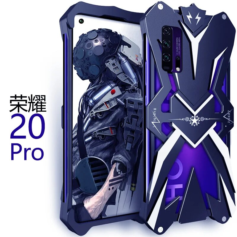Для Huawei Honor 30 Pro, новый роскошный алюминиевый металлический чехол для всего тела Honor 20 Pro 90 100 200 300, сверхпрочный противоударный чехол, Honor 20 Pro, Aluminum