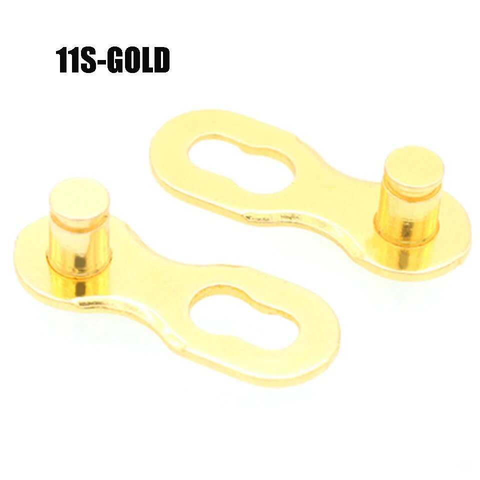 Пара соединителей для цепей Shimano и Campagnolo 6S 7S 8S 9S 10S 11S 11S gold
