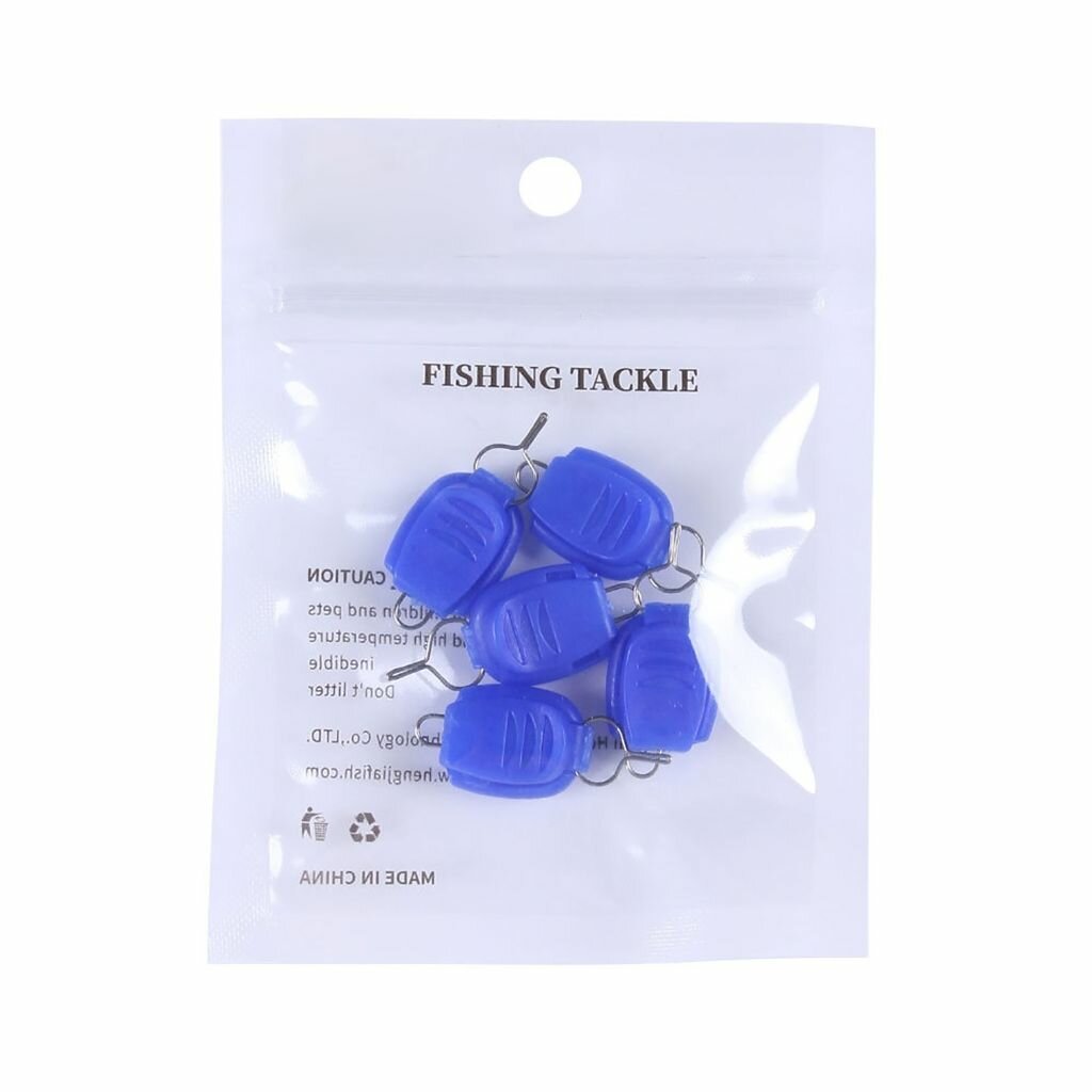 Набор из 5 держателей лески, держателя катушки для приманки, зажима, пряжки, стопора