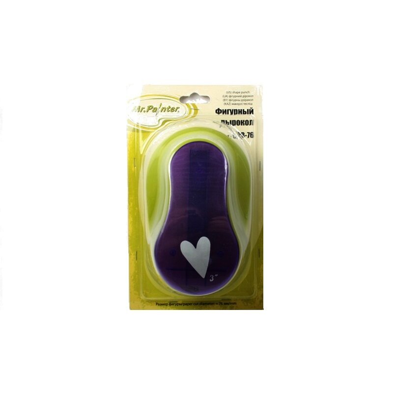Mr.Painter" CPB-76 Фигурный дырокол 7.6 см 06 "Сердце