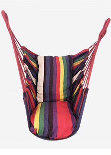 Кросс-бордерный хит продаж: подвесное кресло Temu, уличная подвесная корзина, качели, кресло для общежития, студенческое кресло, гамак для взрослых и детей