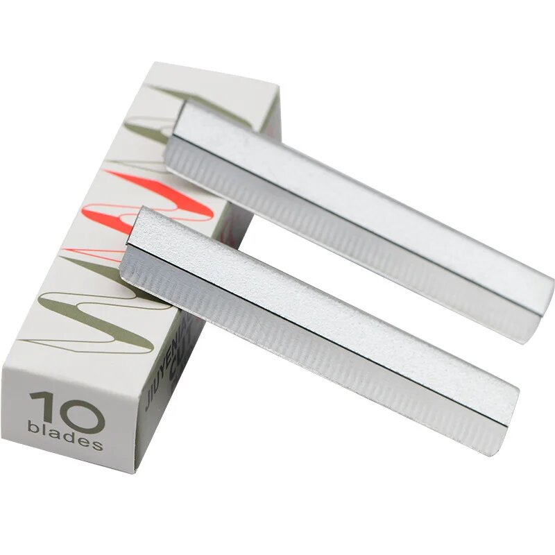 10 шт./упаковка, триммер для бровей, лопатки для бровей, оборудование для резки супер перьев, специальные лезвия для бритвы с платиновым покрытием