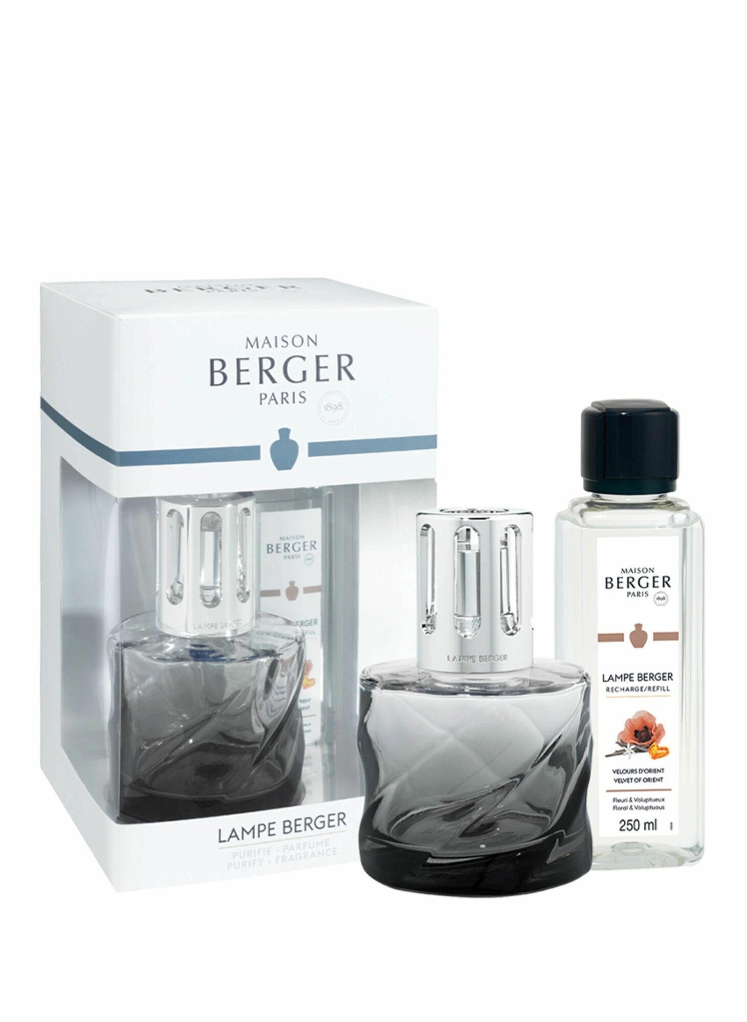 Maison Berger Paris Набор для дома с аромалампой SPIRALE NOIRE