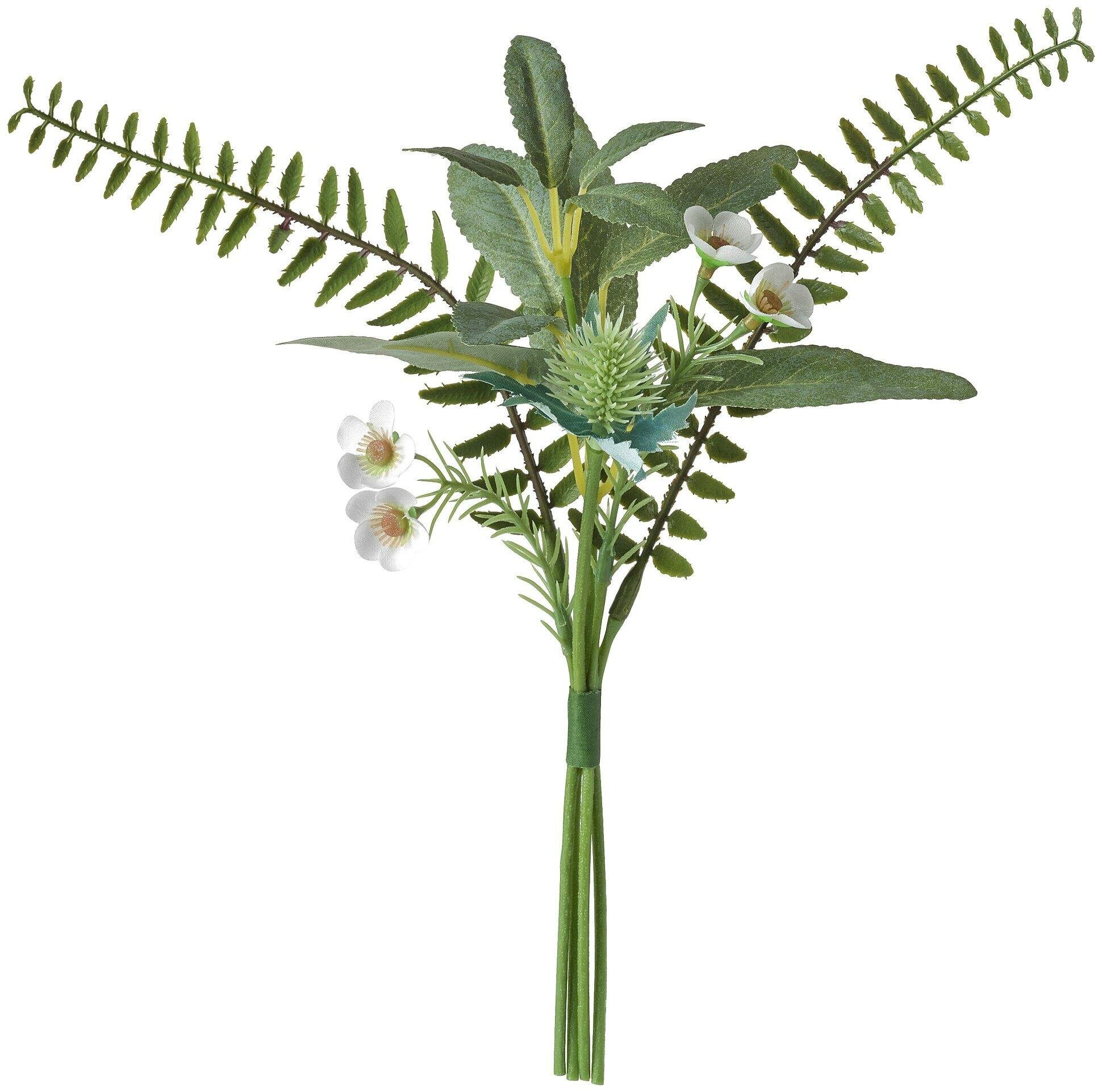 Икеа Букет искусственный смикка 60461135, 31 см 6 шт. 1 зеленый 31 см