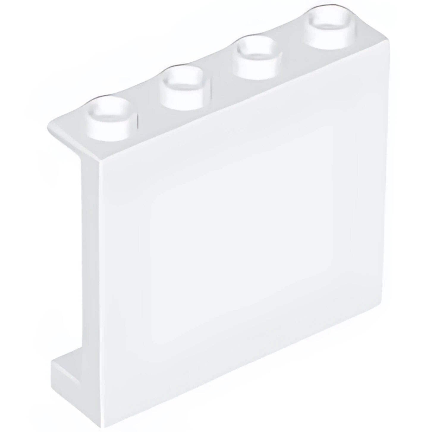 Деталь LEGO Панель Lego Panel 1 x 4 x 3 with Side Supports - Hollow Studs 60581 (35323, 87543) White N