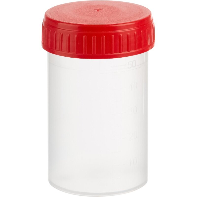 Контейнер для сбора биопроб КНР 60 мл нестерильный, 450 шт Еврокэп