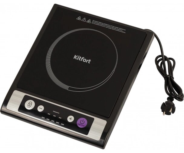 Плита Электрическая Kitfort КТ-107 черный