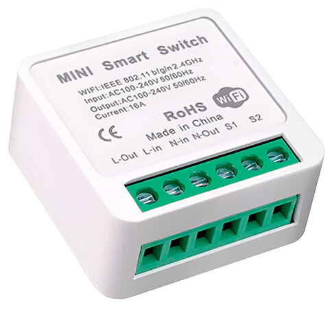 Умное реле CARCAM Tuya Smart Switch 16A Mini Switch TDQ