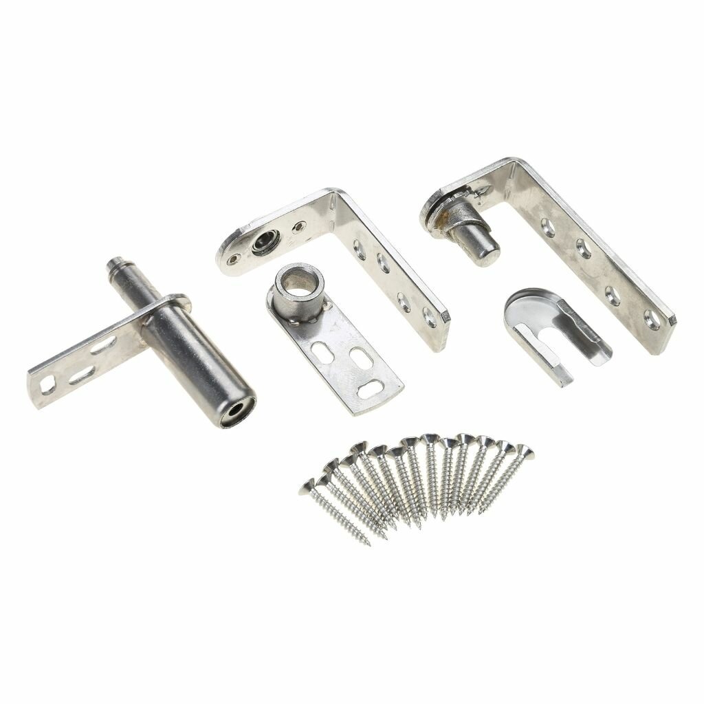 (1 пара) Петля из нержавеющей стали, двойная дверная петля с автоматическим возвратом-B03 large