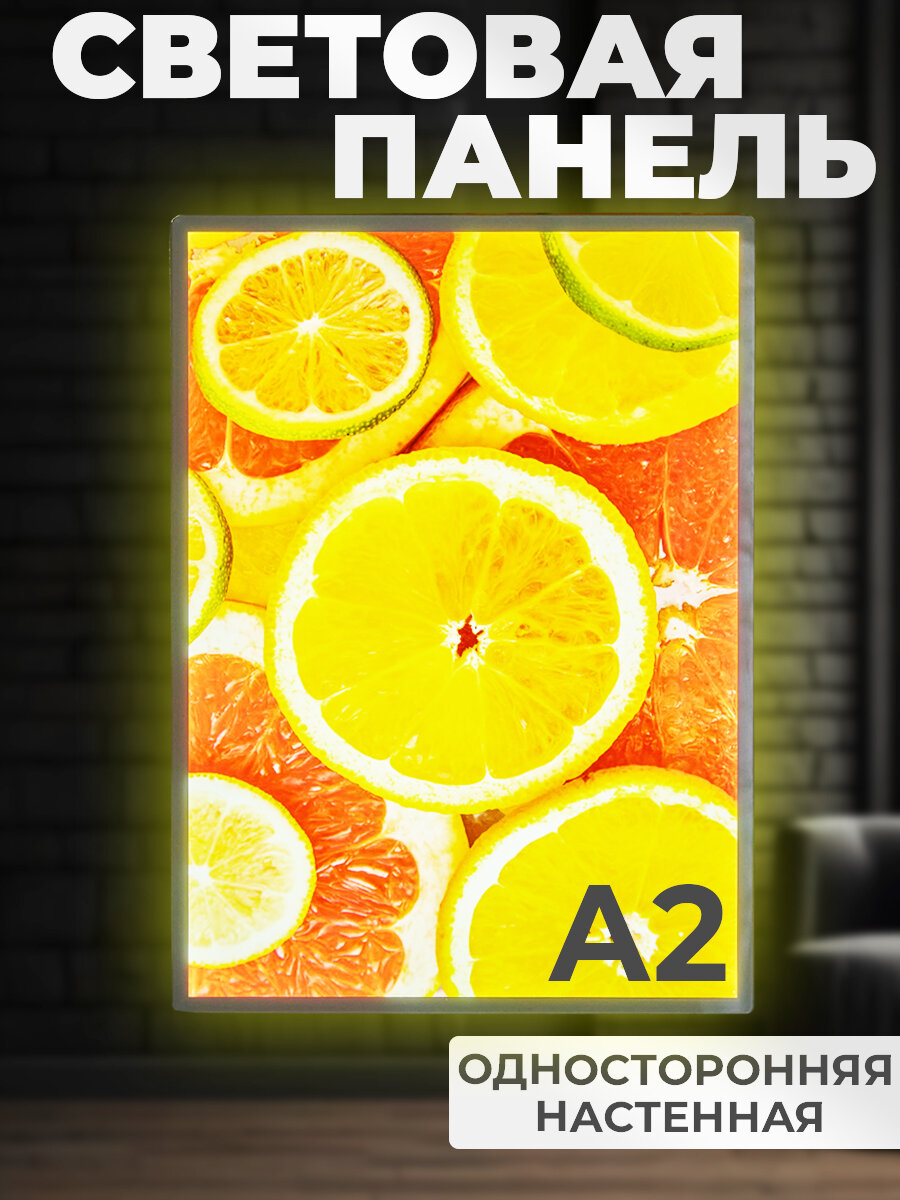 Световая рекламная панель односторонняя формат А2