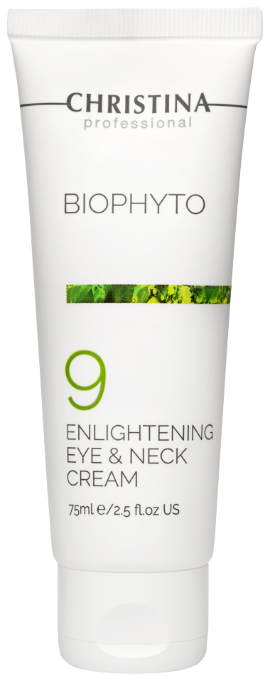 Christina BioPhyto 9 Enlightening Eye and Neck Cream - Осветляющий крем для кожи вокруг глаз и шеи, 75 мл