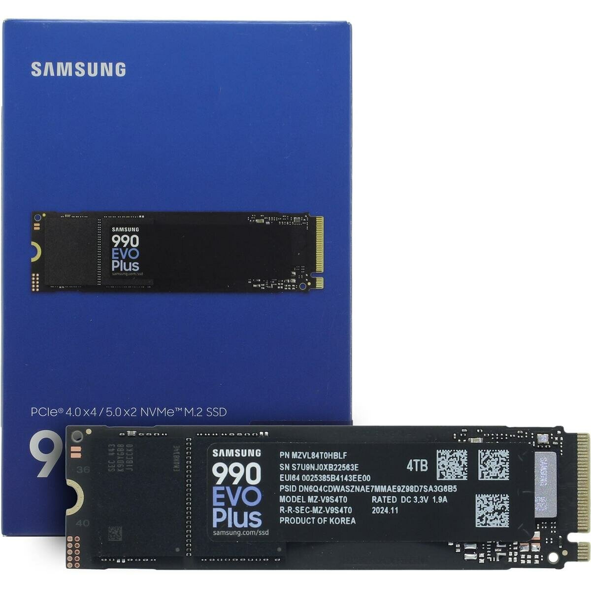 Samsung 990 EVO Plus 4 Тб MZ-V9S4T0BW