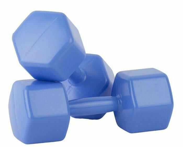 Гантели Совтехстром пластмассовые, 0,5 кг, 2 шт, с наполнителем