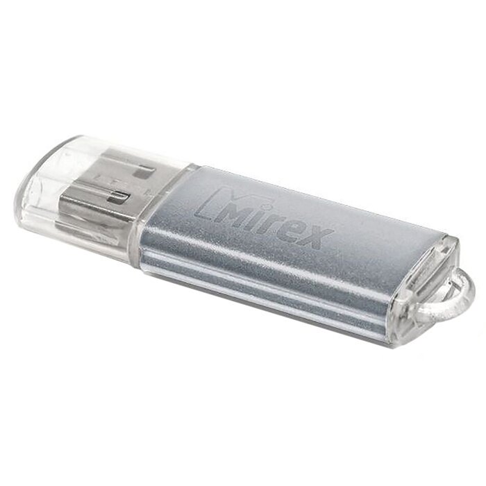 Флеш-карта Mirex Unit silver, 32 Гб, USB 2.0, чтение до 25 Мб/с, серебристая