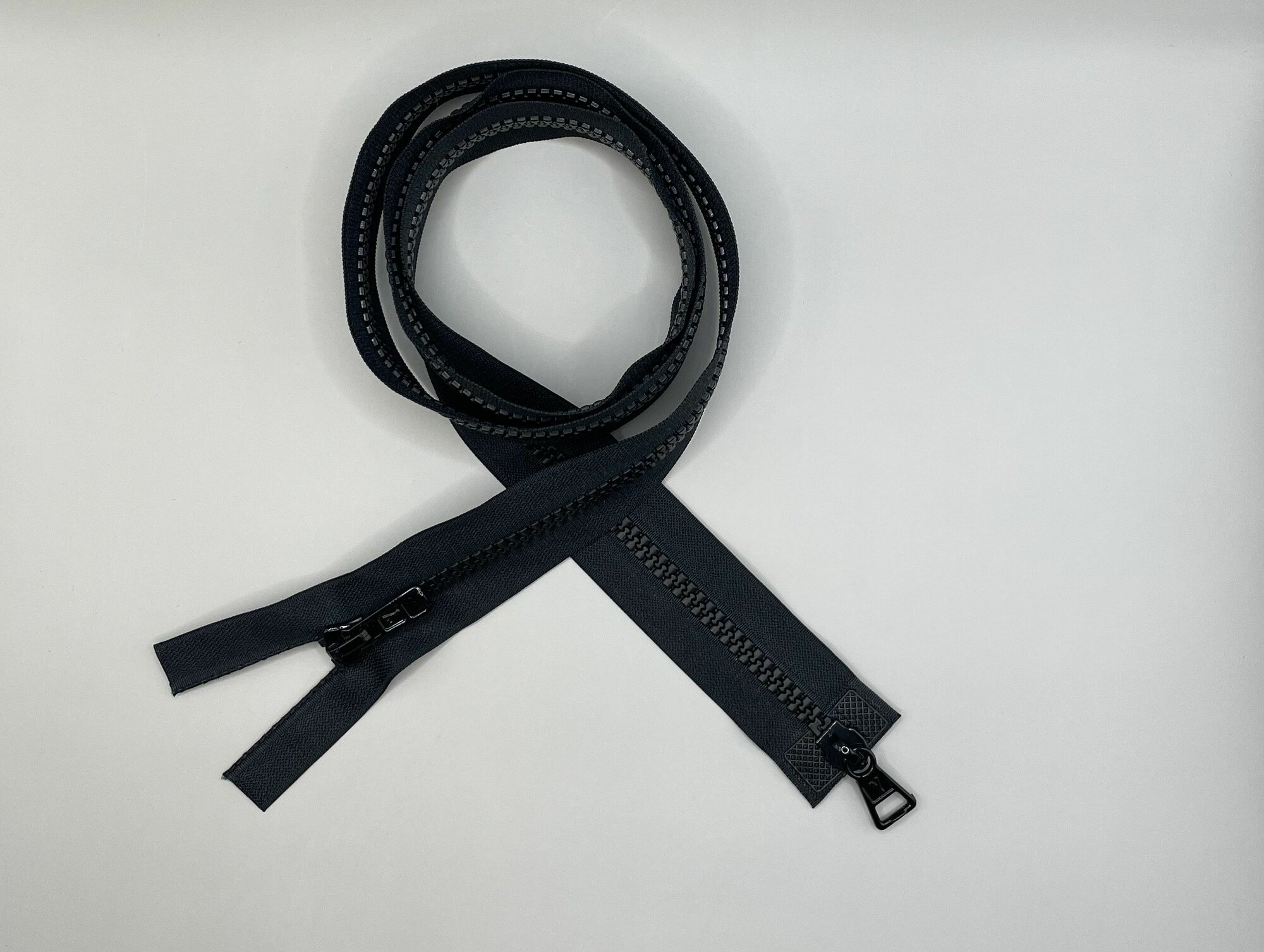 Молния тракторная,100см, тип 5, черный,2 замка. пр-во Прибалтика.1шт.