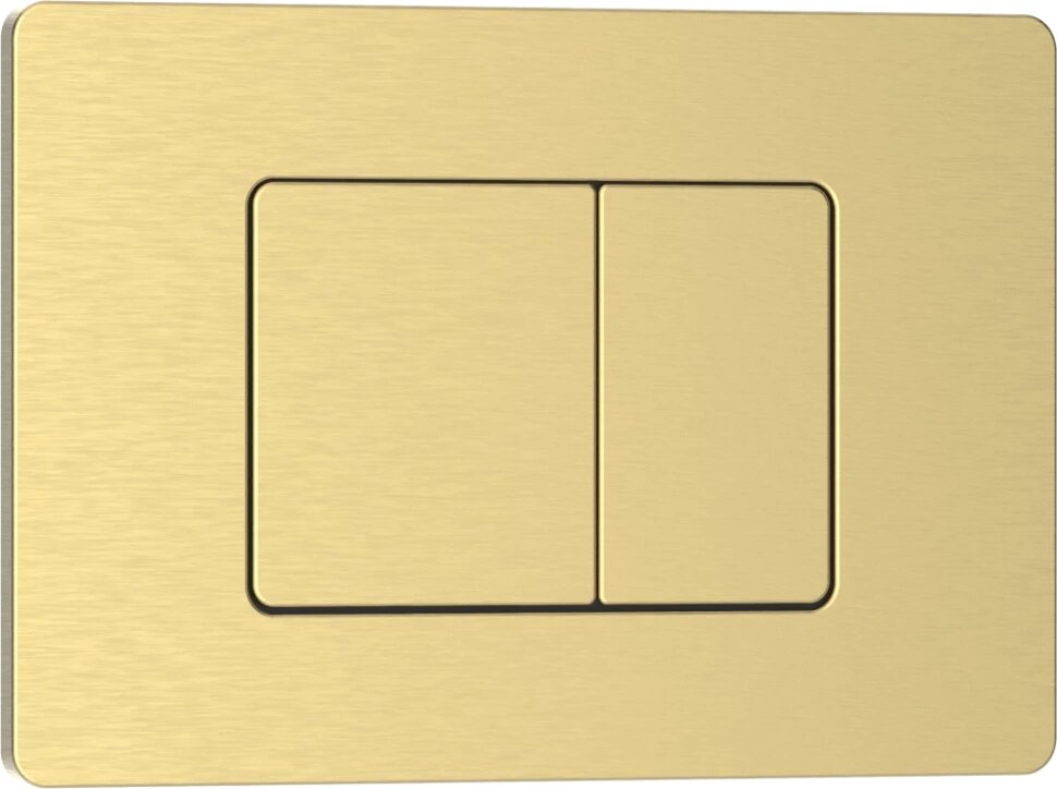 Кнопка смыва Iberica Blanca Inox-C IB. B011.005.000 для инсталляции, золотой матовый