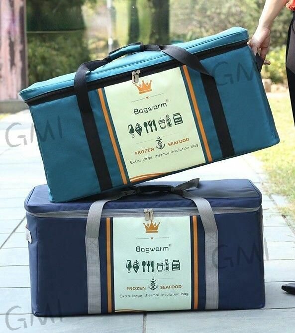 ТермосумкаСумка-холодильник,94 л, 72х37х35см, Утолщенный очень большой, водонепроницаемые коробка для доставки еды