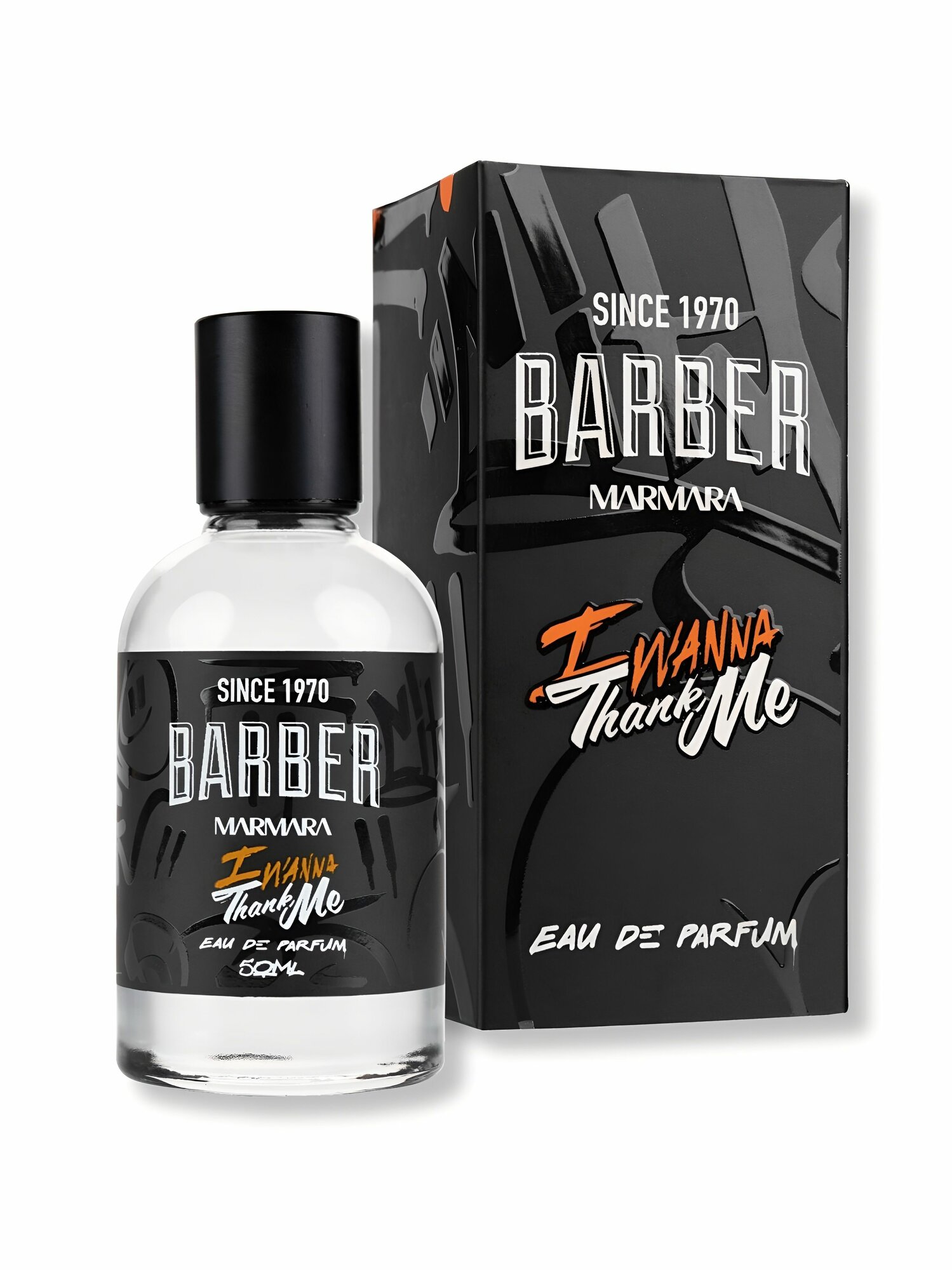 Туалетная вода мужская Marmara Barber "I Wanna Thank Me", 50 мл, Фруктовый, Цветочный, Восточный, Мускусный аромат