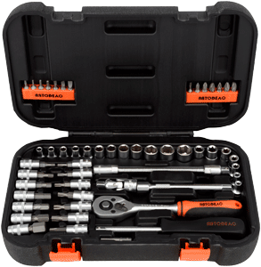 Набор инструмента 53 пр. 1/4' АвтоДело