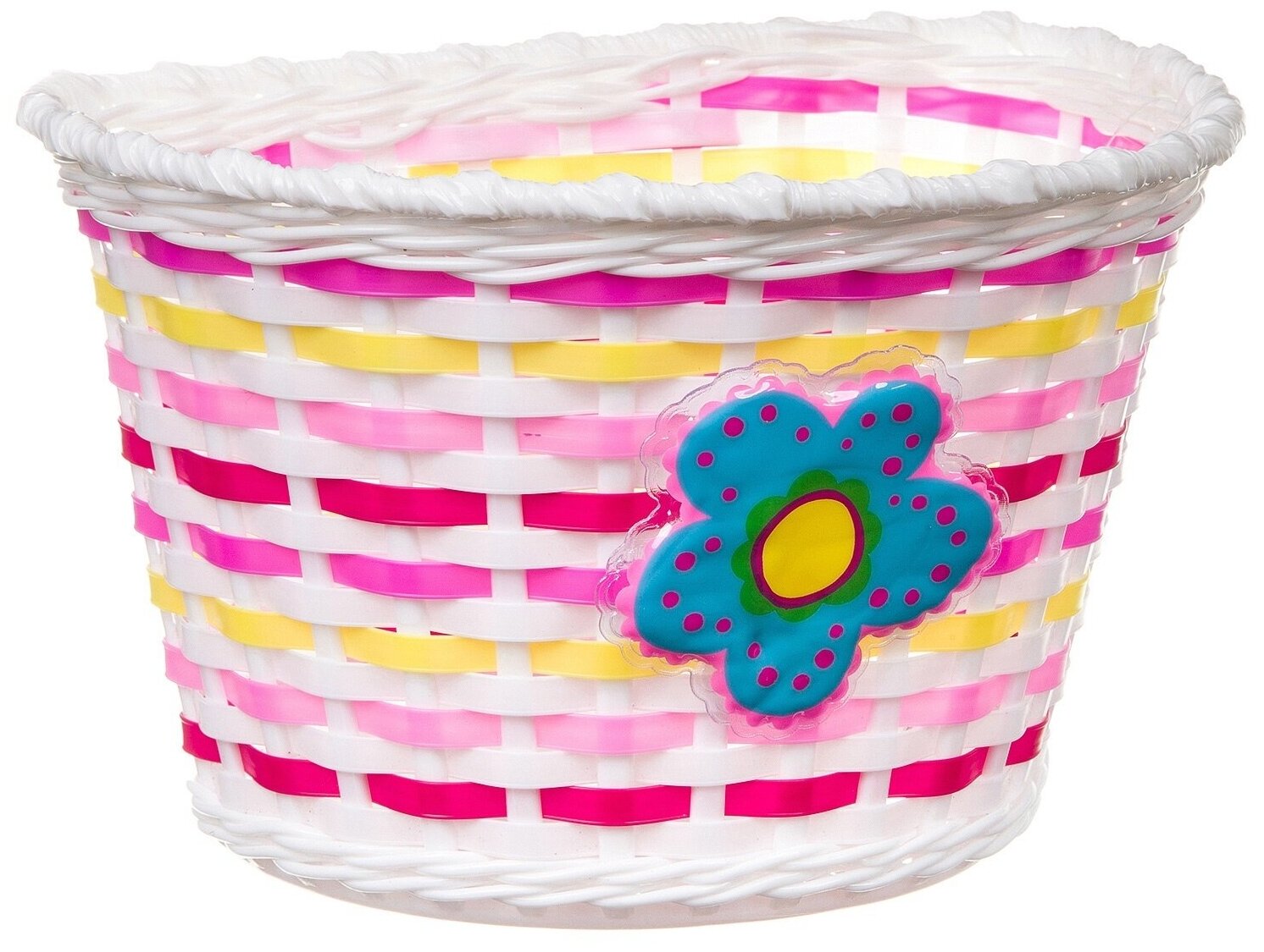 Корзина STG HL-BS01-1 детская, цвет белый/розовый/желтый STG 4416439 .