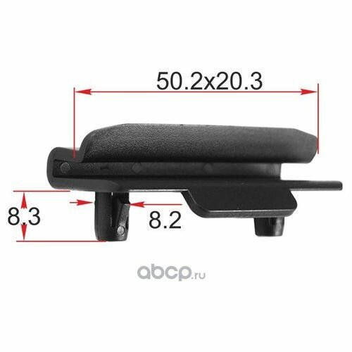Клипса крепления фары LEXUS RX300 98-03 низ (10 штук) Sat STM12222