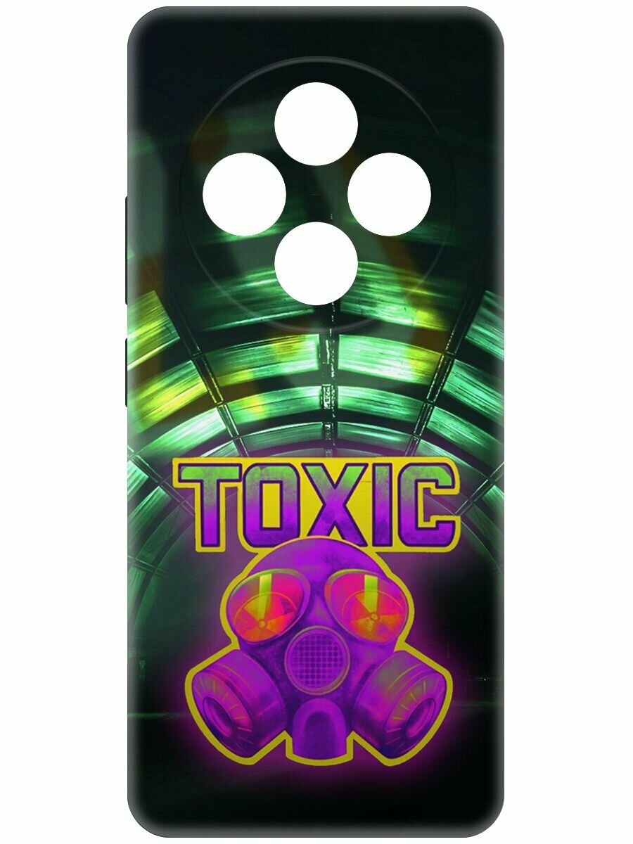 Чехол-накладка Krutoff Soft Case Cтандофф 2 (Standoff 2) - Стикер Toxic для Xiaomi Redmi 14C/Poco C75 черный