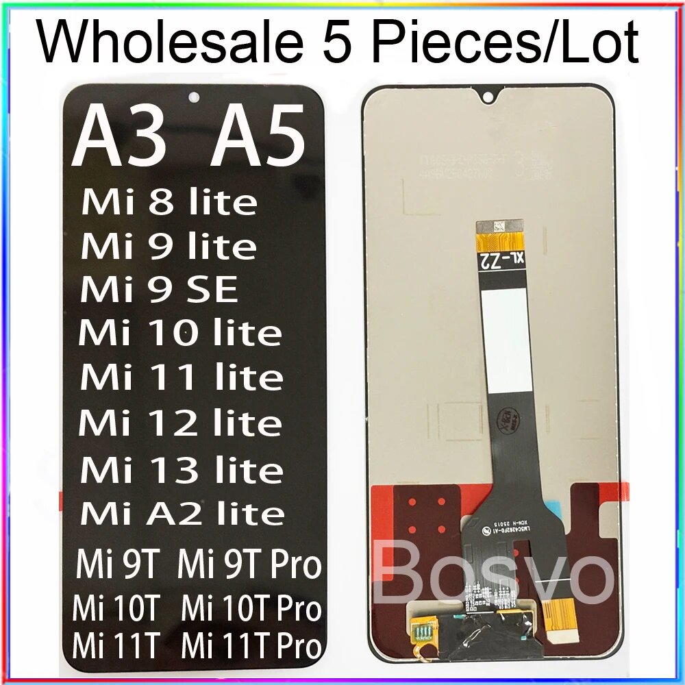 5 шт./лот для Redmi A3 A5 экран A3X для Poco C61 C71 для Xiaomi Mi 8 9 9T SE 10 10T 11 11T 12 13 14 Pro Lite 5G NE LCD Redmi A5 original