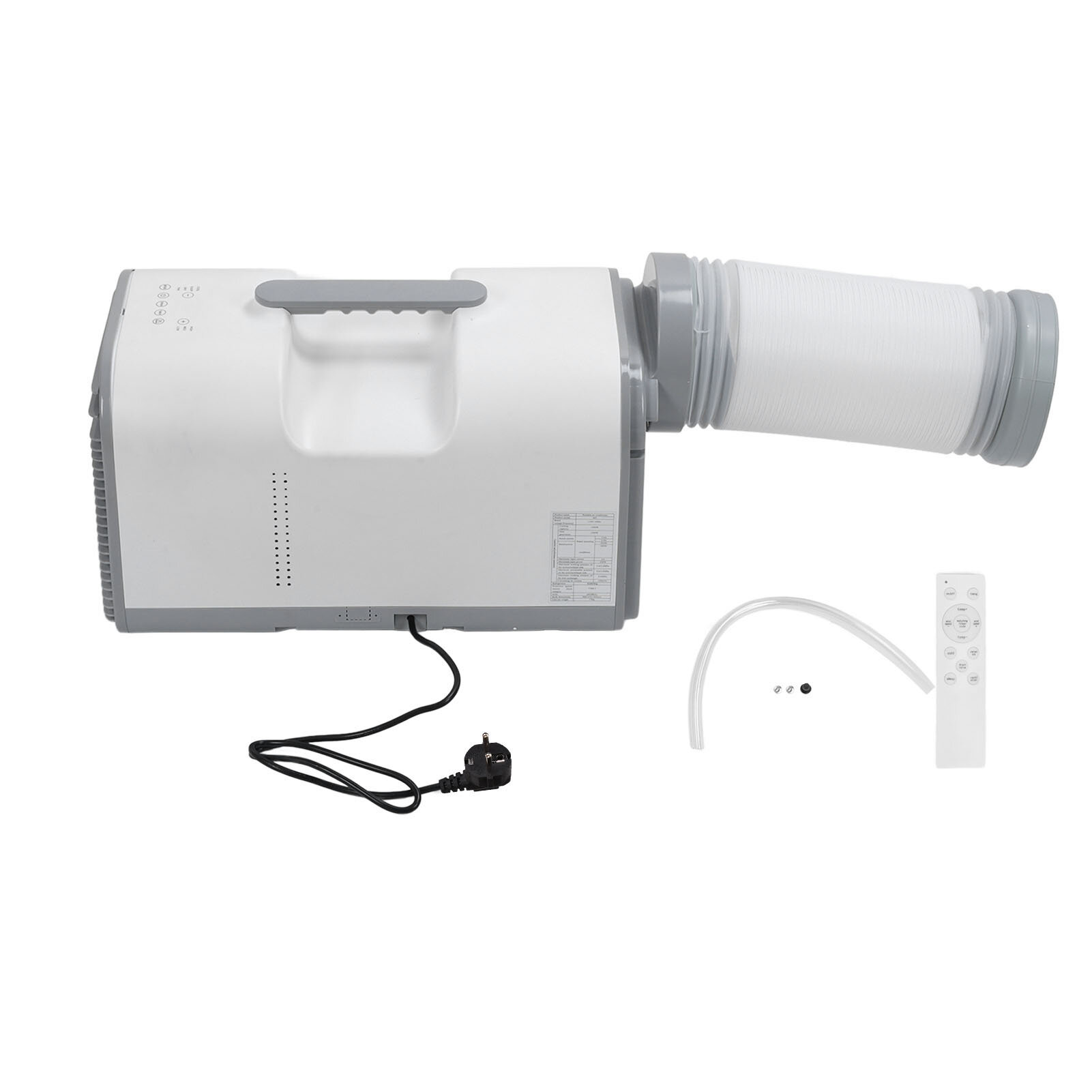 Портативный кондиционер 4095 BTU 420 Вт, охлаждение, осушение, компактный, с пультом дистанционного управления, вилка EU 220 В.