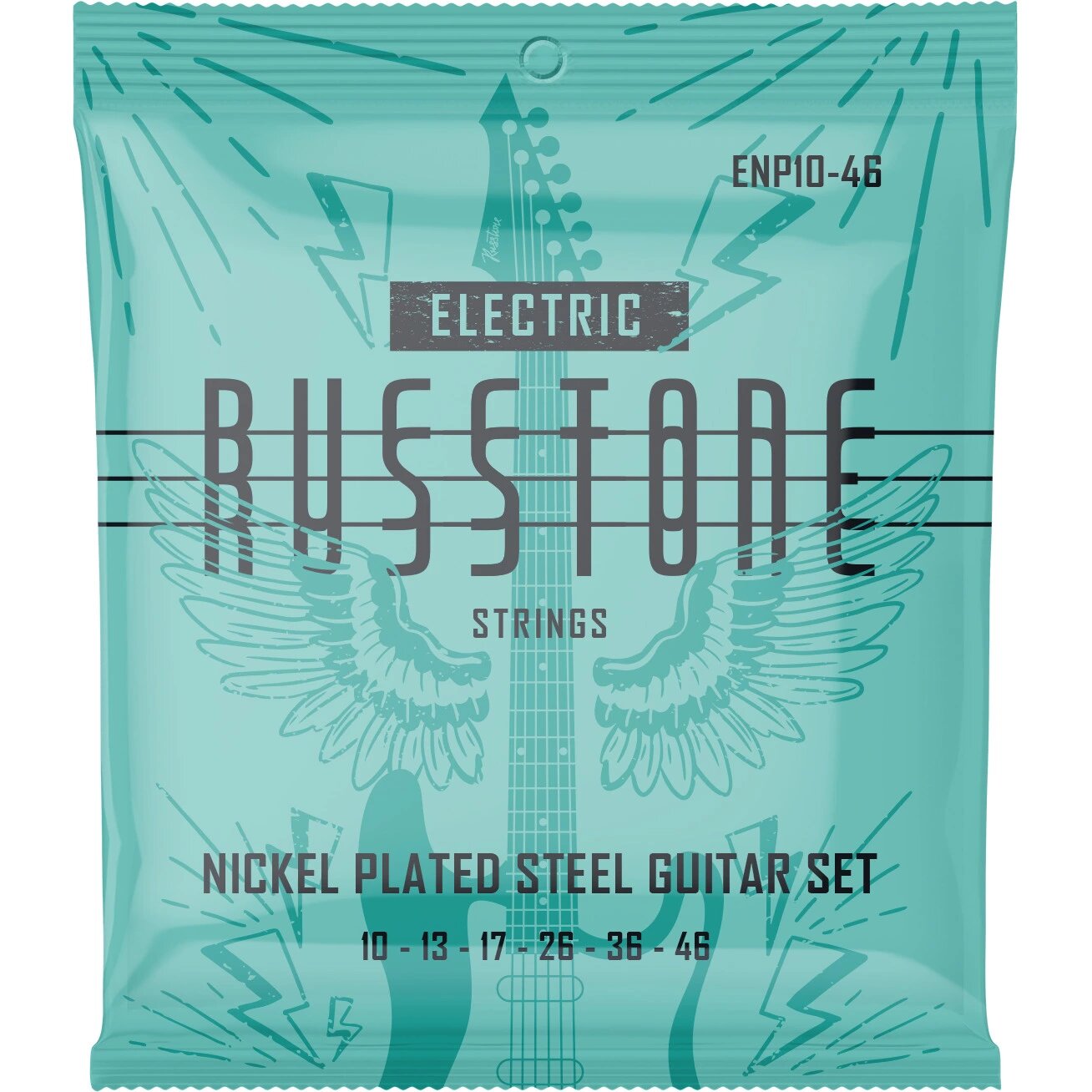 Струны для 6-струнной электрогитары Russtone ENP10-46