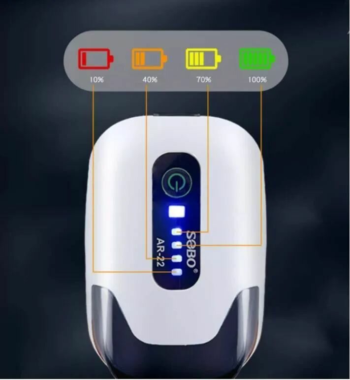 Аэратор (компрессор) переносной для живца со встроенным аккумулятором "SOBO" 1 выхода.