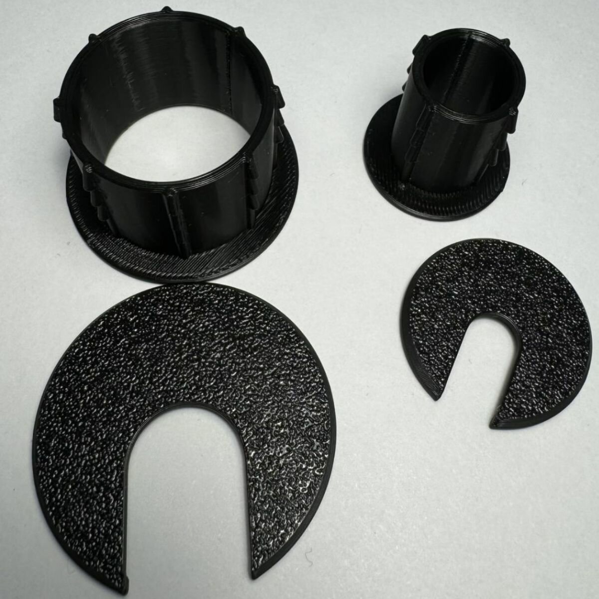 Заглушка кабель-канала для гипсокартона, комплект 2 шт, черные