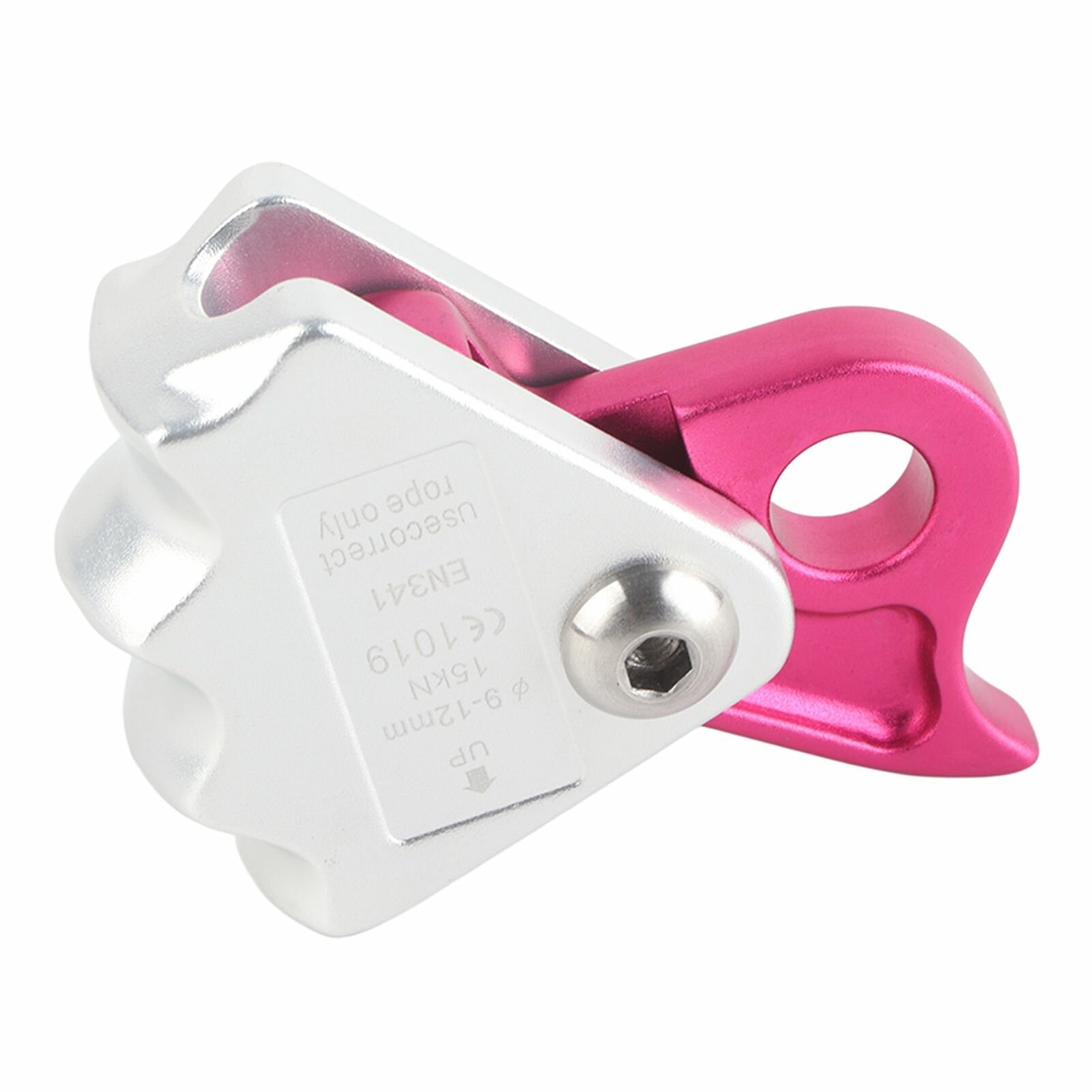 Спусковое устройство с самоблокировкой 15 кН для веревки диаметром 9 12 мм, спасательное спусковое устройство с кольцом для скалолазания, прочное страховочное оборудование