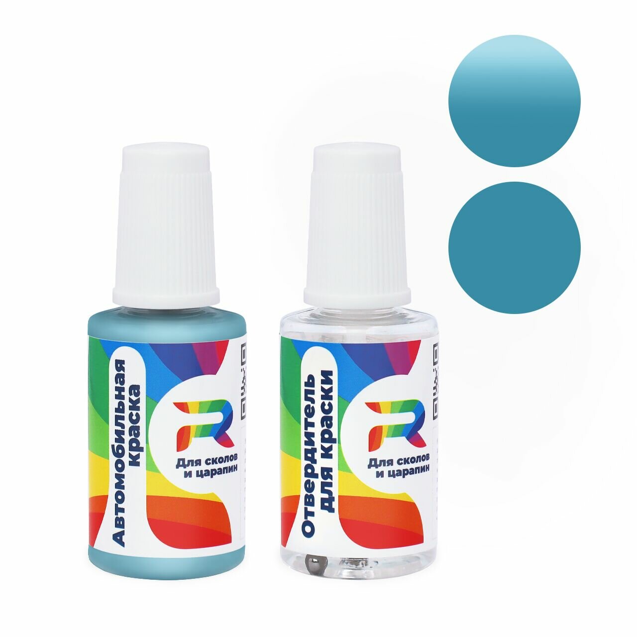 Подкраска для сколов и царапин авто VAZ 427 - Серо-голубой (Акриловая краска, Солид, Синий)