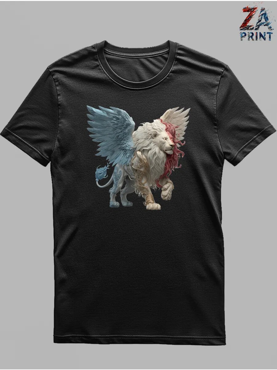 Футболка лев грифон