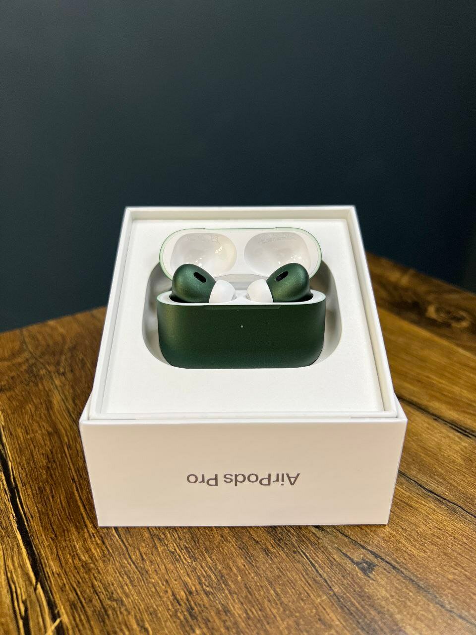 Наушники AirPods Pro 2 Color Type-C (2023) Зеленый матовый под Айфон