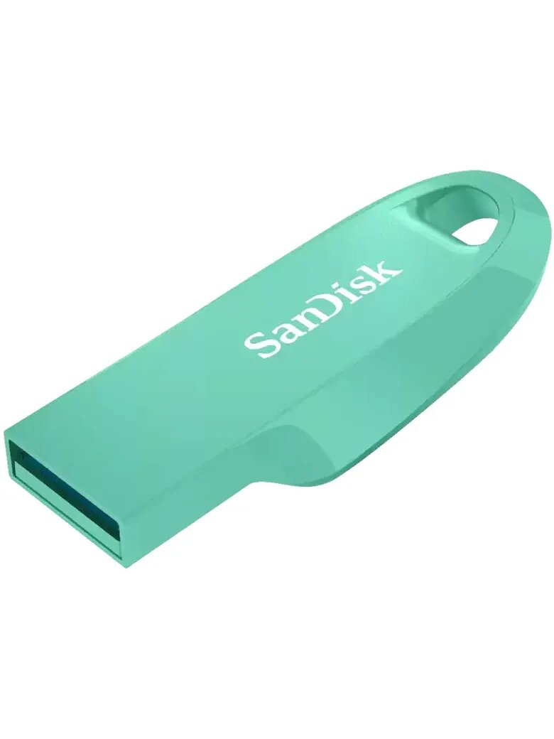 Накопитель USB 3.2 256GB SanDisk SDCZ550-256G-G46G Ultra Curve зеленый