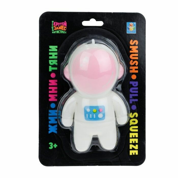 1toy Игрушка-антистресс Крутой замес космонавт, 4 цвета