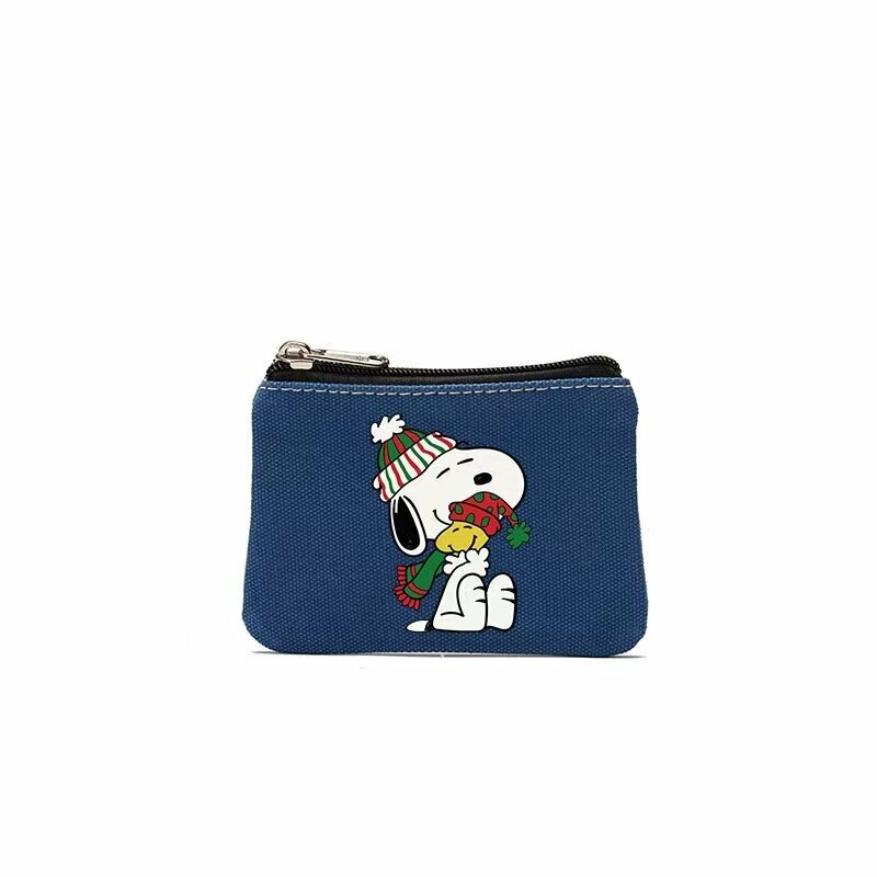 Мини-кошелек для монет Мiniso Snoopy, простая сумка для хранения из хлопковой ткани
