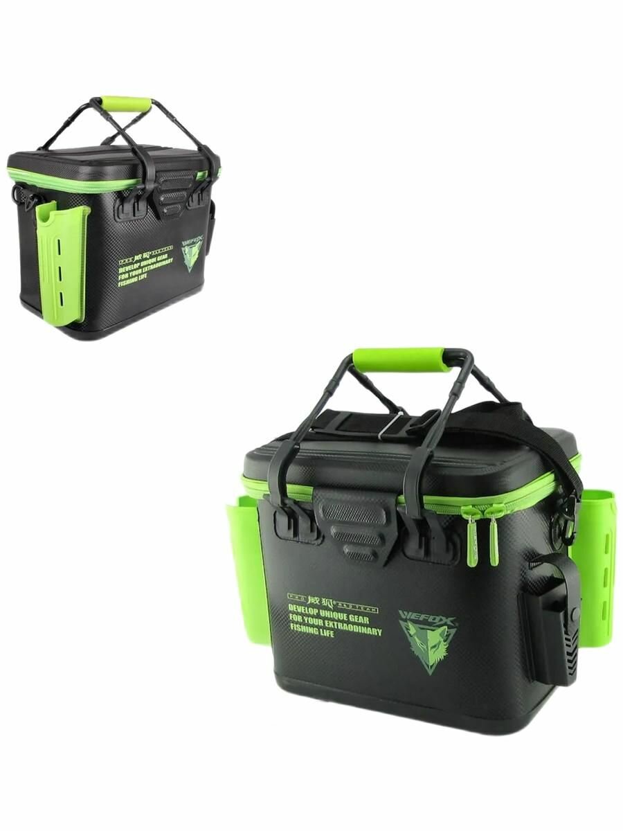 Ящик-сумка рыболовная WEX-5015 - green